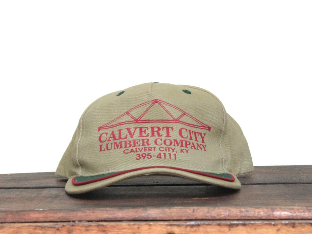 Vintage 90s Washed Out Calvert Lumber Company Wood Building Materials ...