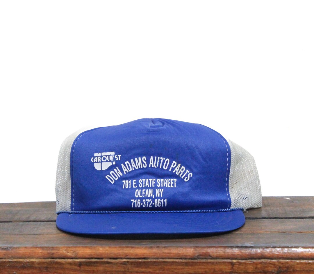 Vintage Trucker Hat Snapback Baseball Cap Don Adams Car Quest Auto ...
