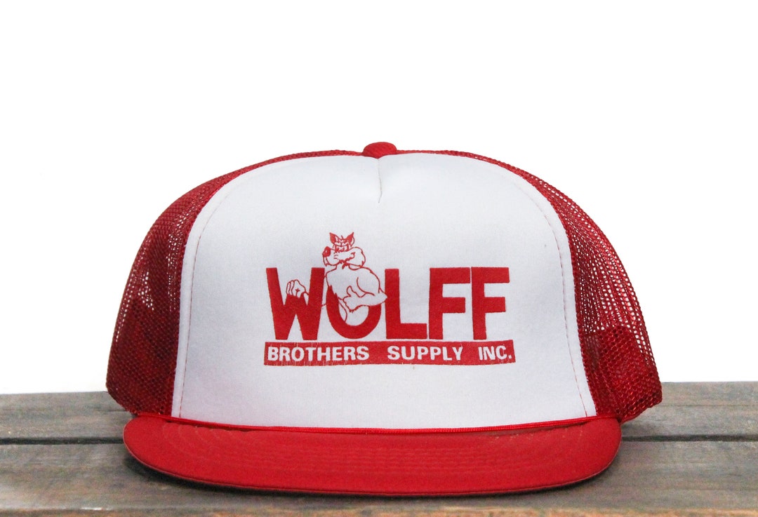 Vintage Trucker Hat Snapback Baseball Cap Wolff Bros Supply Inc Ohio ...