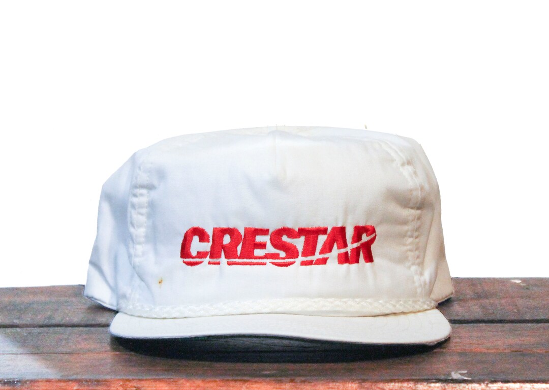Vintage Trucker Hat Snapback Baseball Cap Crestar Bank Money Cash Made ...