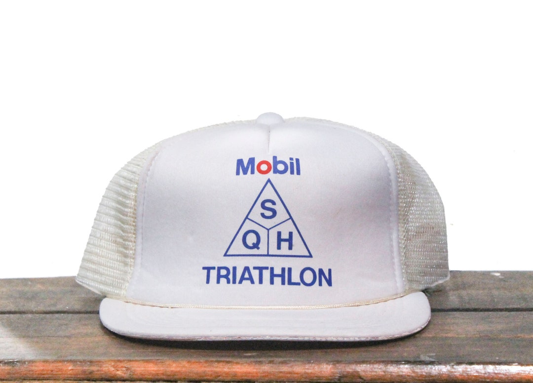 Vintage Mobil Oil Company SQH Triathlon Gas Station Automotive Pegasus ...