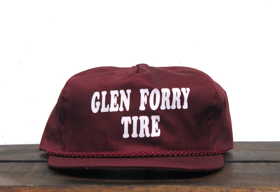 Vintage Trucker Hat Strapback Baseball Cap Glen Forry Tire Shop Racing ...