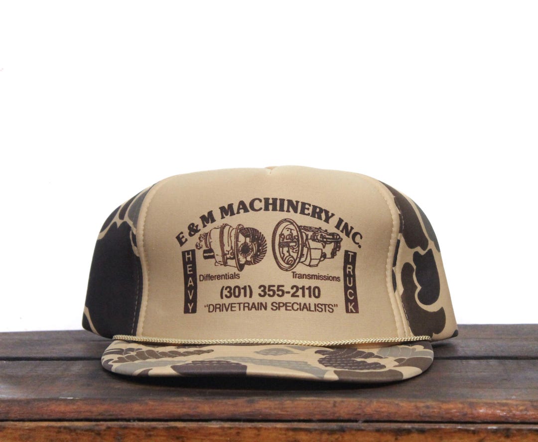 Vintage Camouflage E&M Machinery Drivetrain Specialist Transmission ...