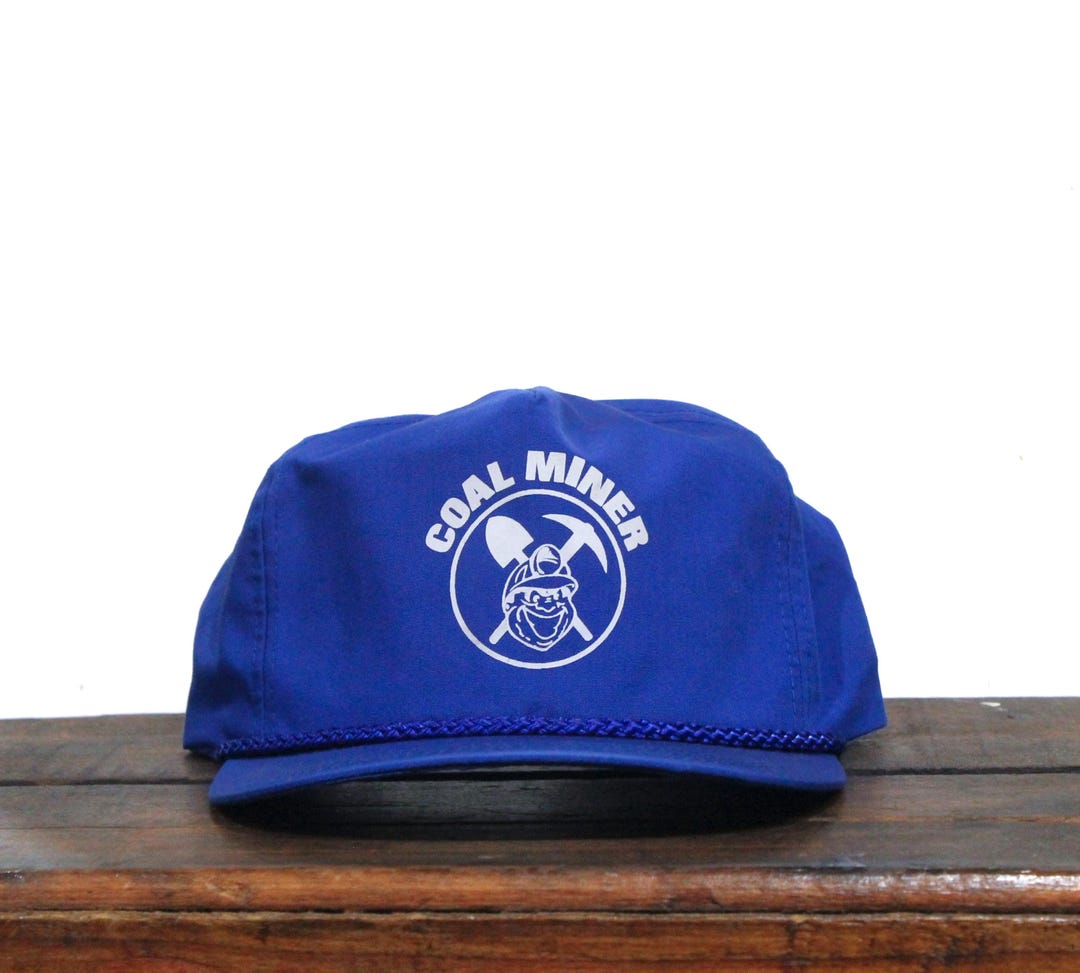 Vintage Trucker Hat Strapback Baseball Cap PCC Coal Miner Mining ...