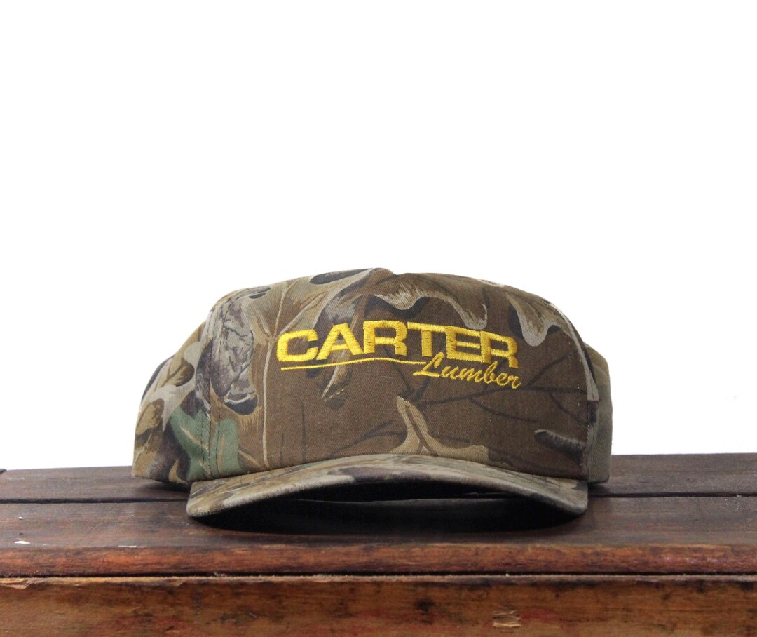 Vintage 80s Camo Carter Lumber Yard Wood Building Materials Supply Ohio ...