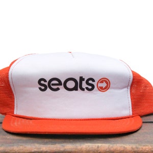 Trucker Hat Vintage Snapback Hat Baseball Cap Seats Ince - Etsy