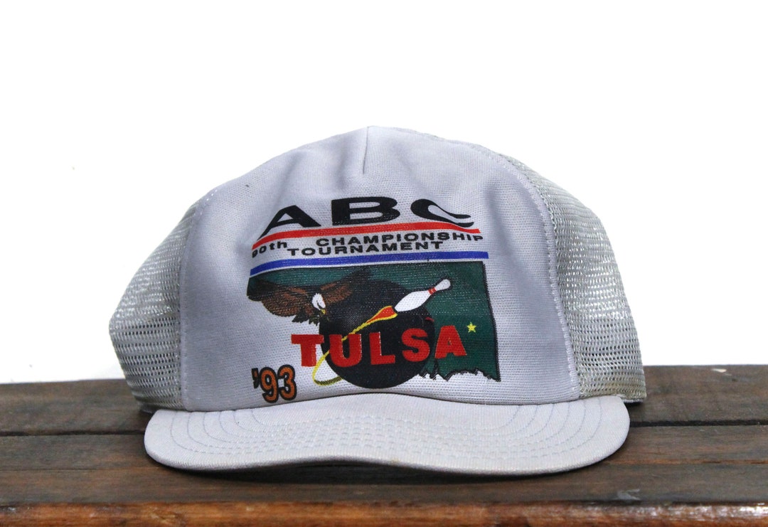 Vintage Trucker Hat Snapback Baseball Cap ABC Championship Bowling ...