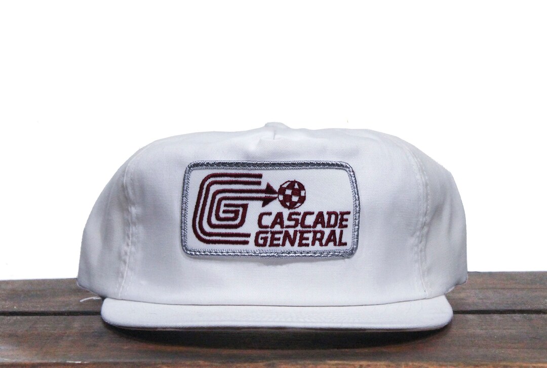 Vintage Trucker Hat Snapback Baseball Cap Cascade General Marine ...