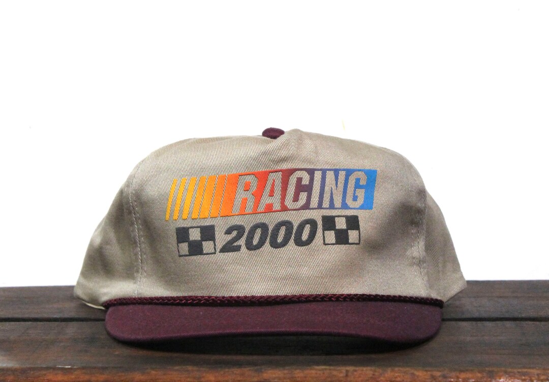Vintage 90s NASCAR Racing Logo Stock Car 2000 Y2K Snapback - Etsy