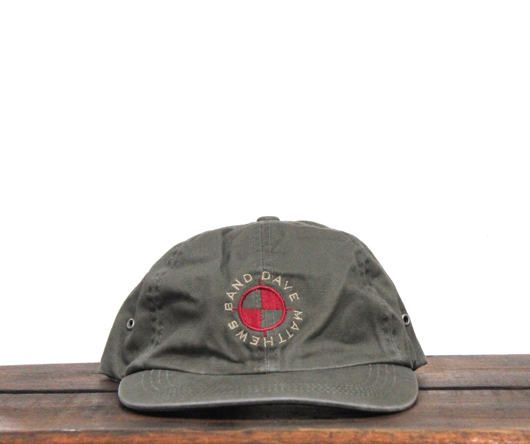 Vintage 90s Unstructured Strapback Hat Baseball Cap DMB Dave Matthews ...