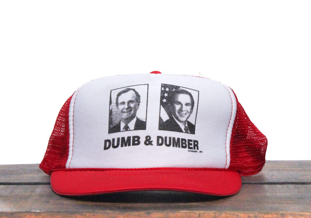 Vintage Dumb and Dumber George W Bush & George HW Bush Political Humor ...
