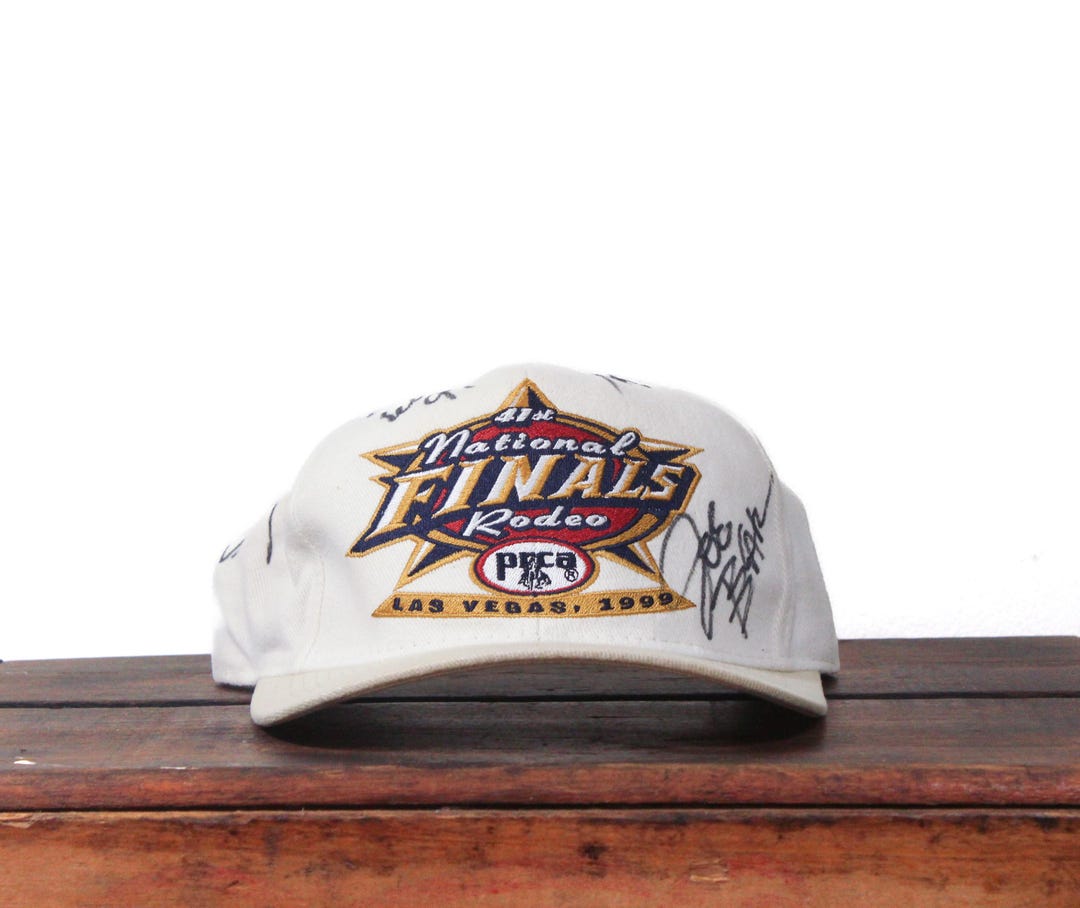 Vintage 90s Strapback Hat Baseball Cap 41st National Finals Rodeo 1999 ...