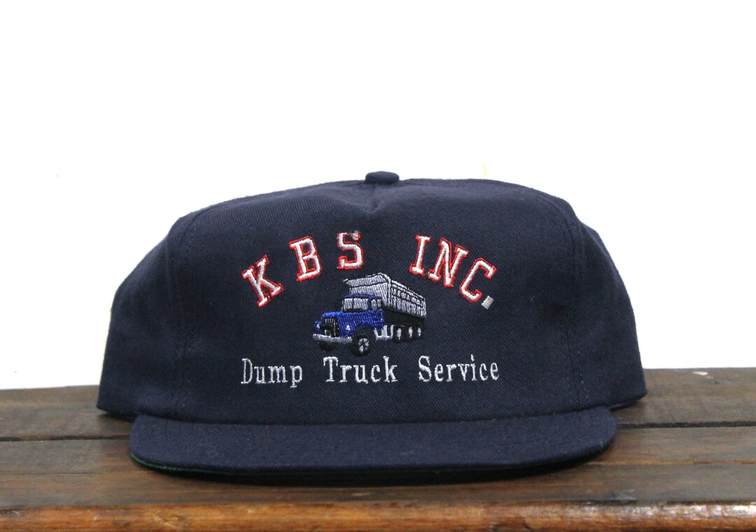 Vintage Trucker Hat Snapback Baseball Cap KBS Inc Dump Truck Services ...