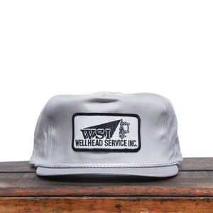 Vintage Trucker Hat Strapback Baseball Cap WSI Wellhead Service Oil ...