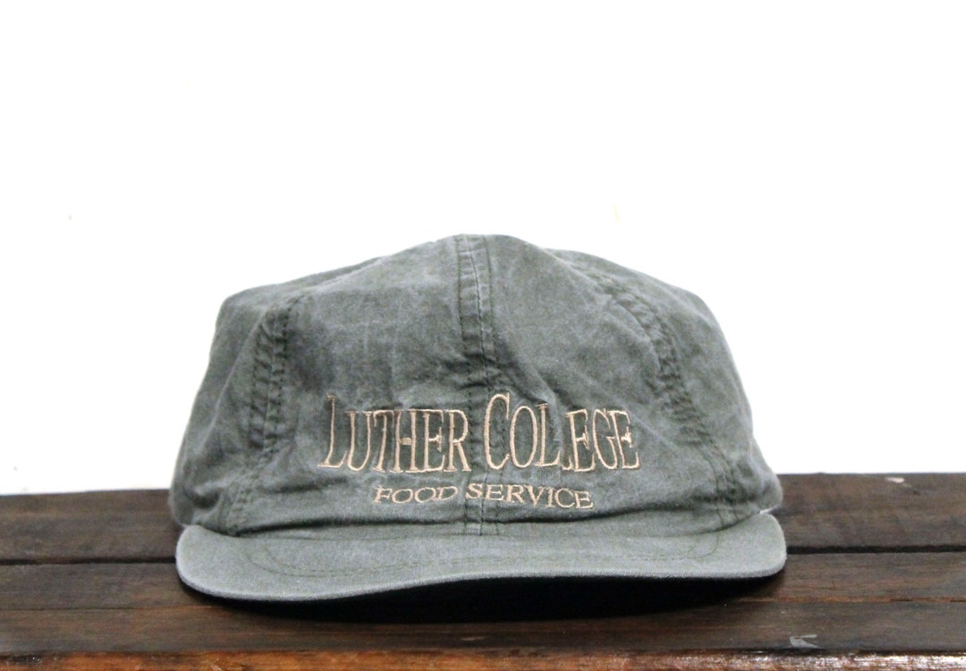Vintage Washed Out 90s Luther College Foodservice Dining Hall Uniform ...