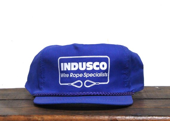 Vintage Indusco Wire Rope Specialists Cable Spool Mat… - Gem