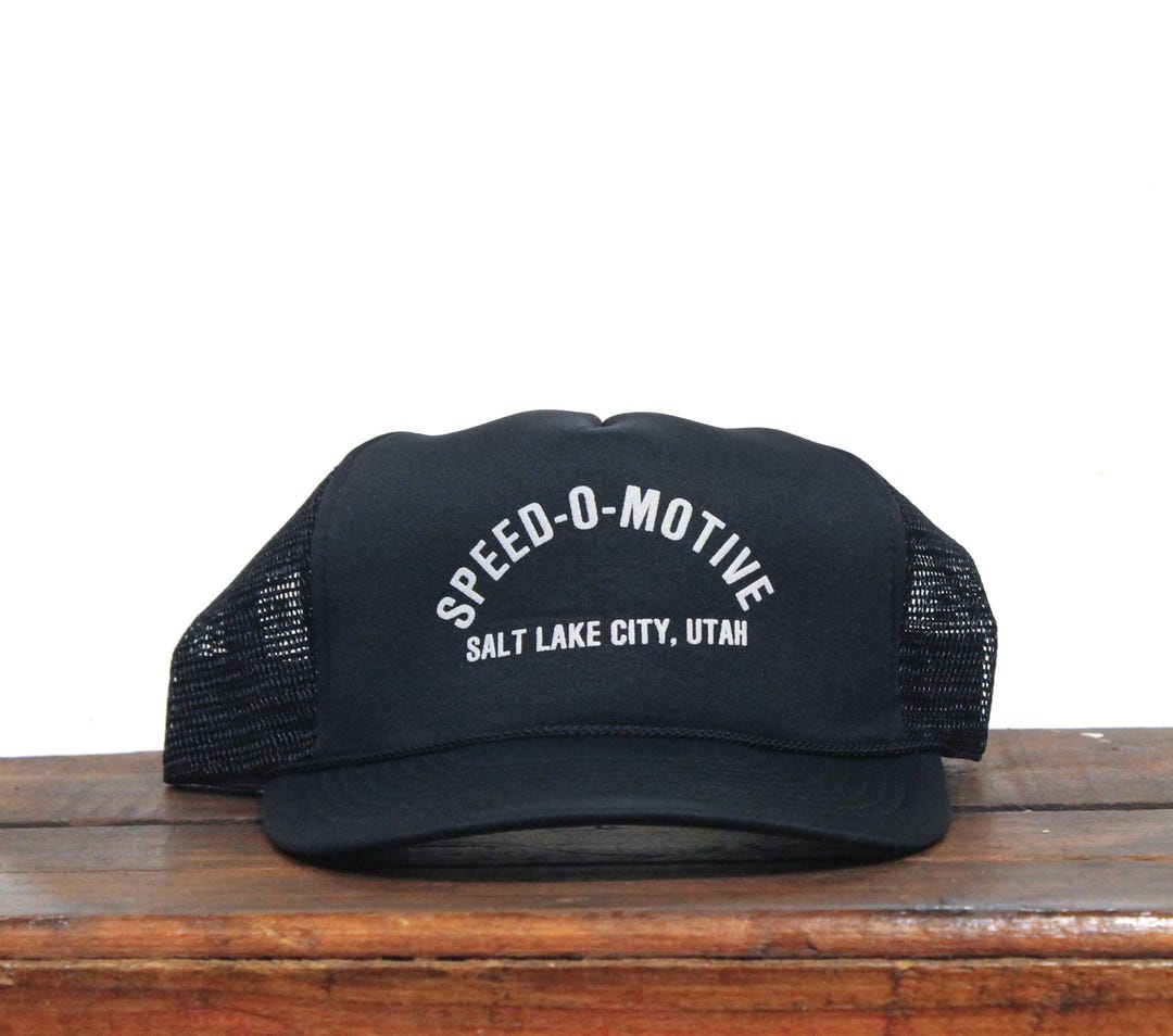 Vintage Speed-o-motive Trucker Hat: Salt Lake City Speed Shop - Etsy