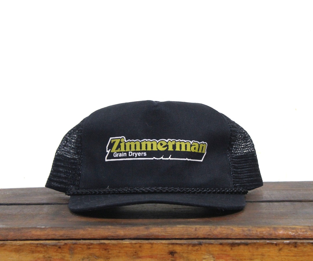 Vintage Trucker Hat Snapback Baseball Cap Zimmerman Tower Grain Dryers ...