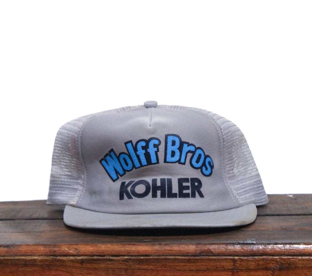 Vintage Trucker Hat Snapback Baseball Wolff Bros Plumbing Supplies ...