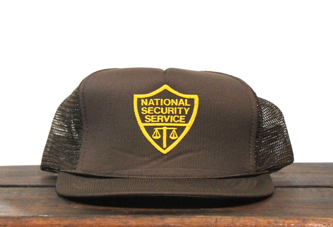 Vintage Trucker Hat Snapback Baseball Cap National Security Service ...