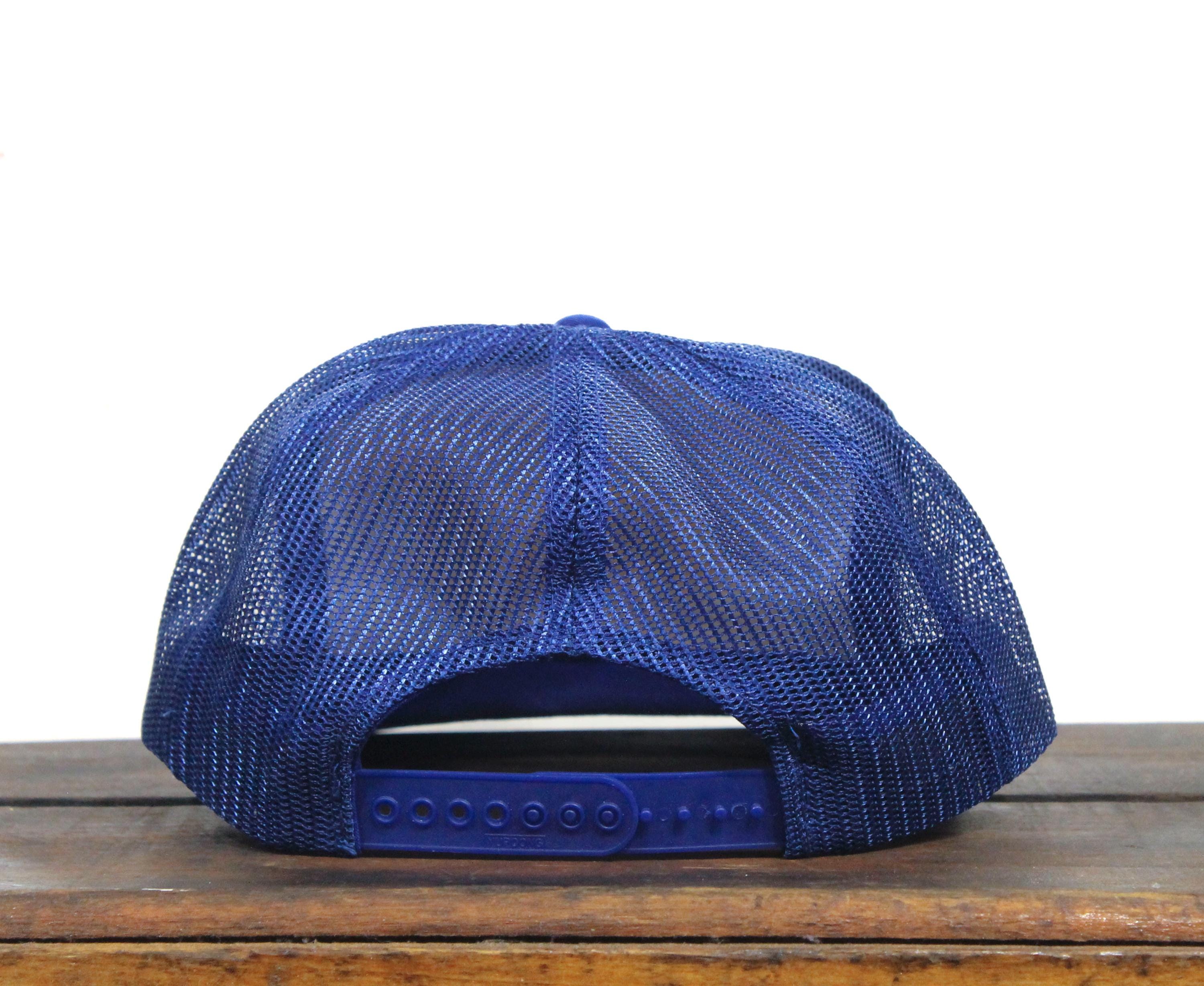 Vintage Trucker Hat Snapback Baseball Cap Bauer Marine Lakeville Ohio ...