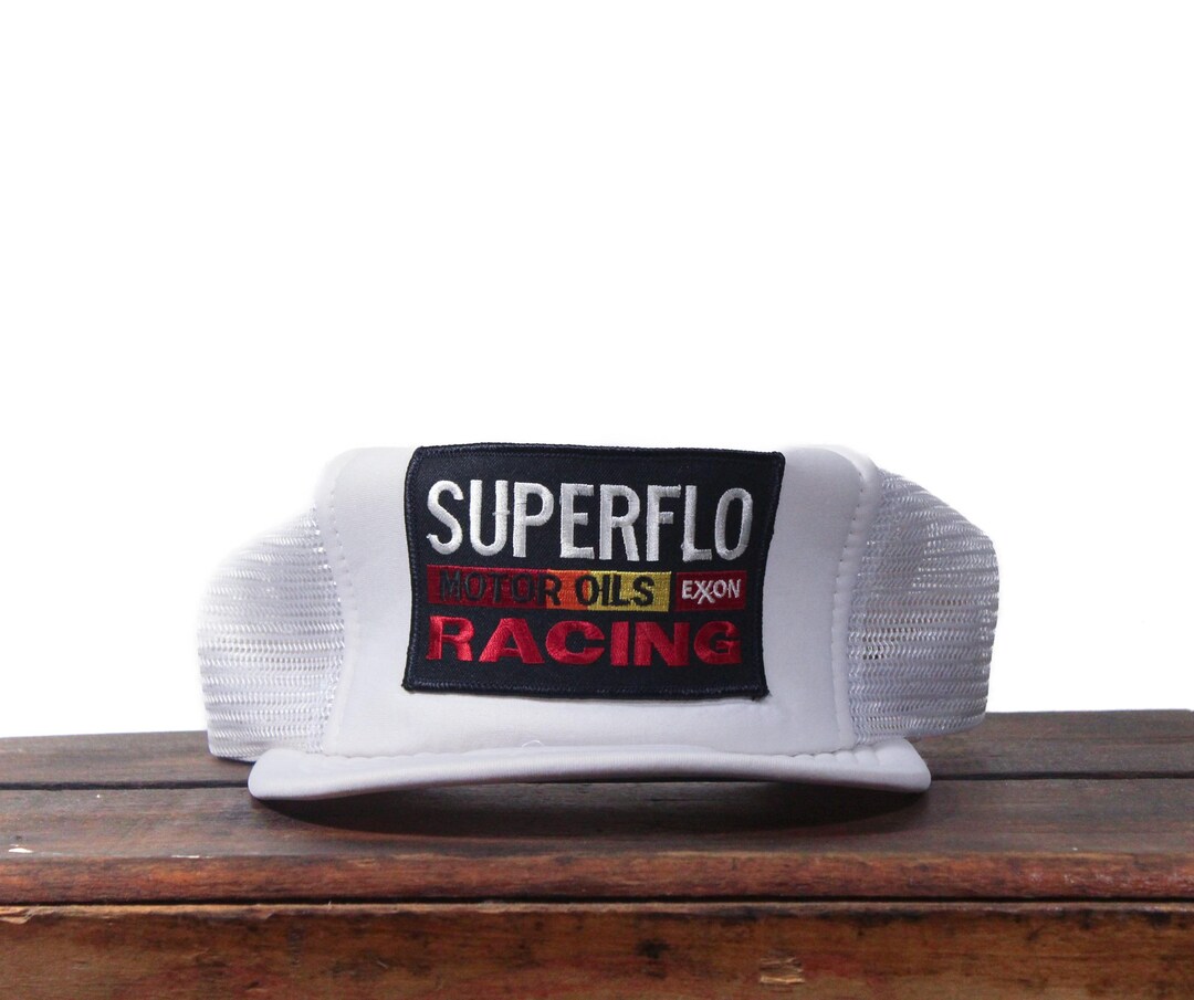 Vintage Exxon Superflo Racing Motor Oil Tiger Tank Gas Station ...