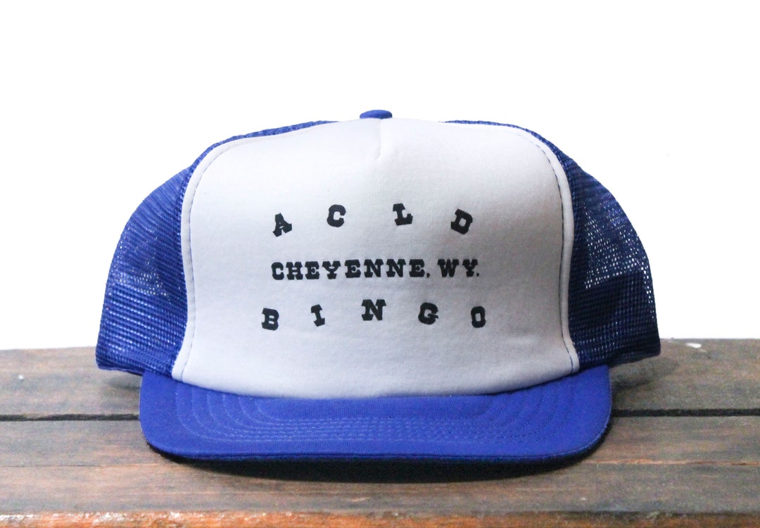 Vintage Snapback Trucker Hat Casquette de baseball ALCD Bingo Cheyenne ...
