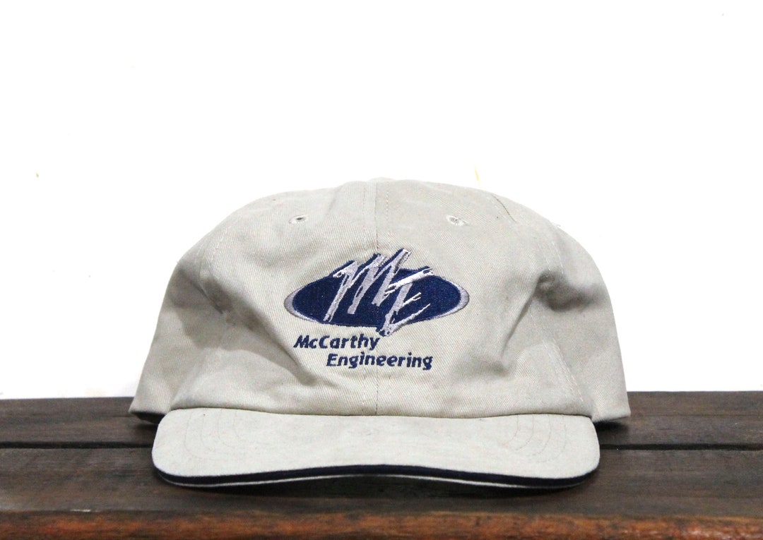 Vintage Mccarthy Engineering Minimal Unstructured Strapback Hat ...