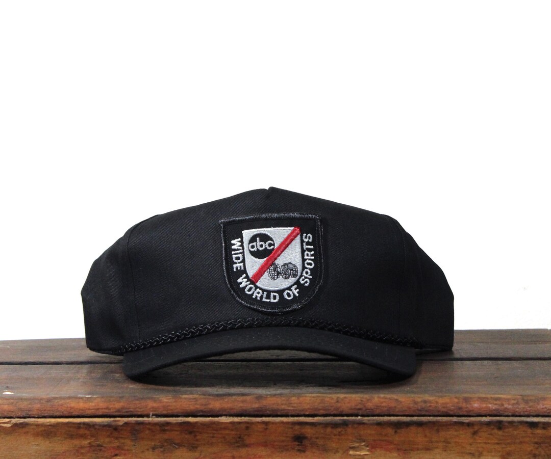 Vintage Snapback Trucker Hat Baseball Cap ABC Wide World of Sports TV ...
