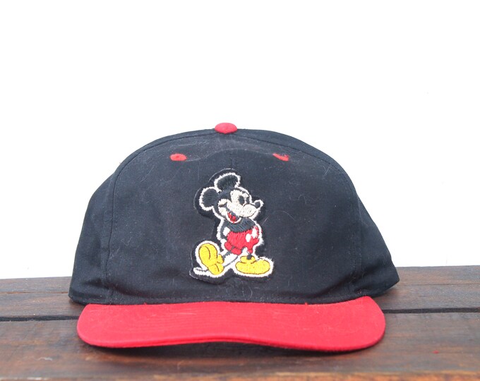 Vintage 90's Hat Cap Snapback Hat Baseball Cap Mickey - Etsy