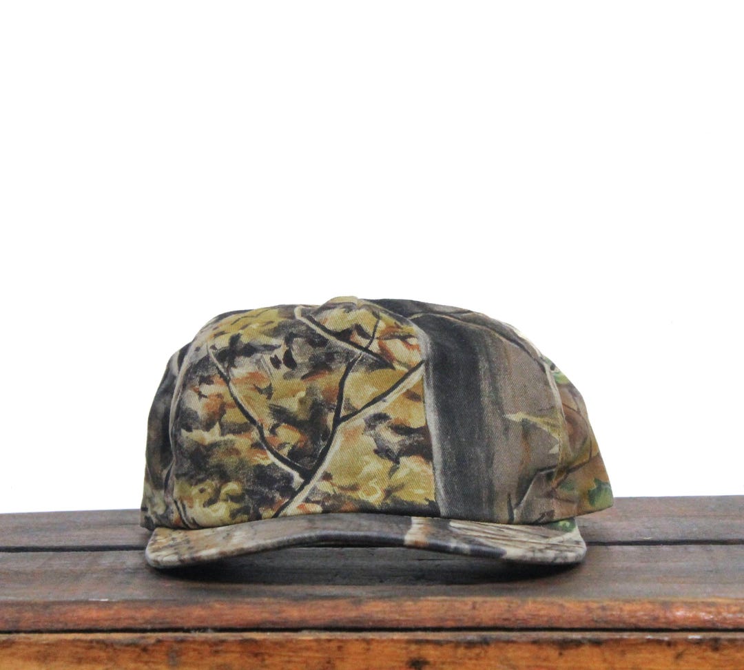 Vintage Blank Tree Woodland Camo Camouflage Hunting Trucker Hat ...