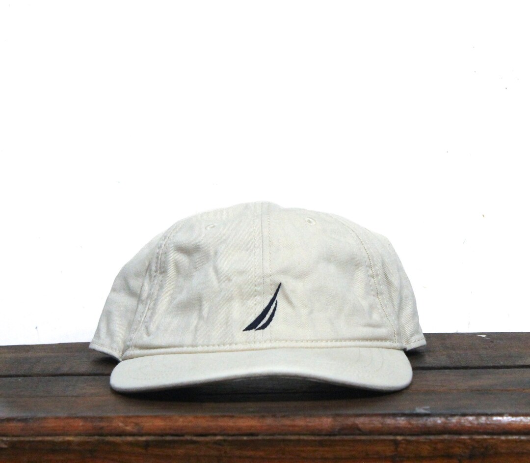 Vintage Nautica Sailing Apparel Competition Minimal Logo Unstructured ...