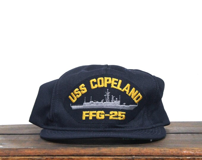 Vintage USS Copeland FFG-25 Guided Missile Frigate Ship Boat Veteran ...