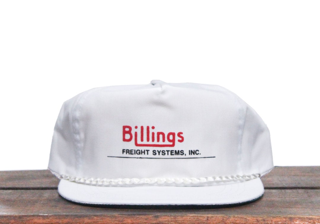 Vintage Trucker Hat Snapback Baseball Cap Billings Freight Systems ...