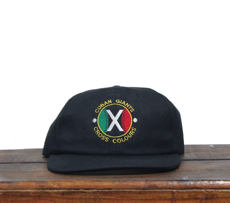 Vintage Genuine 90s Cuban Giants Cross Colours Baseball Team Hip Hop ...