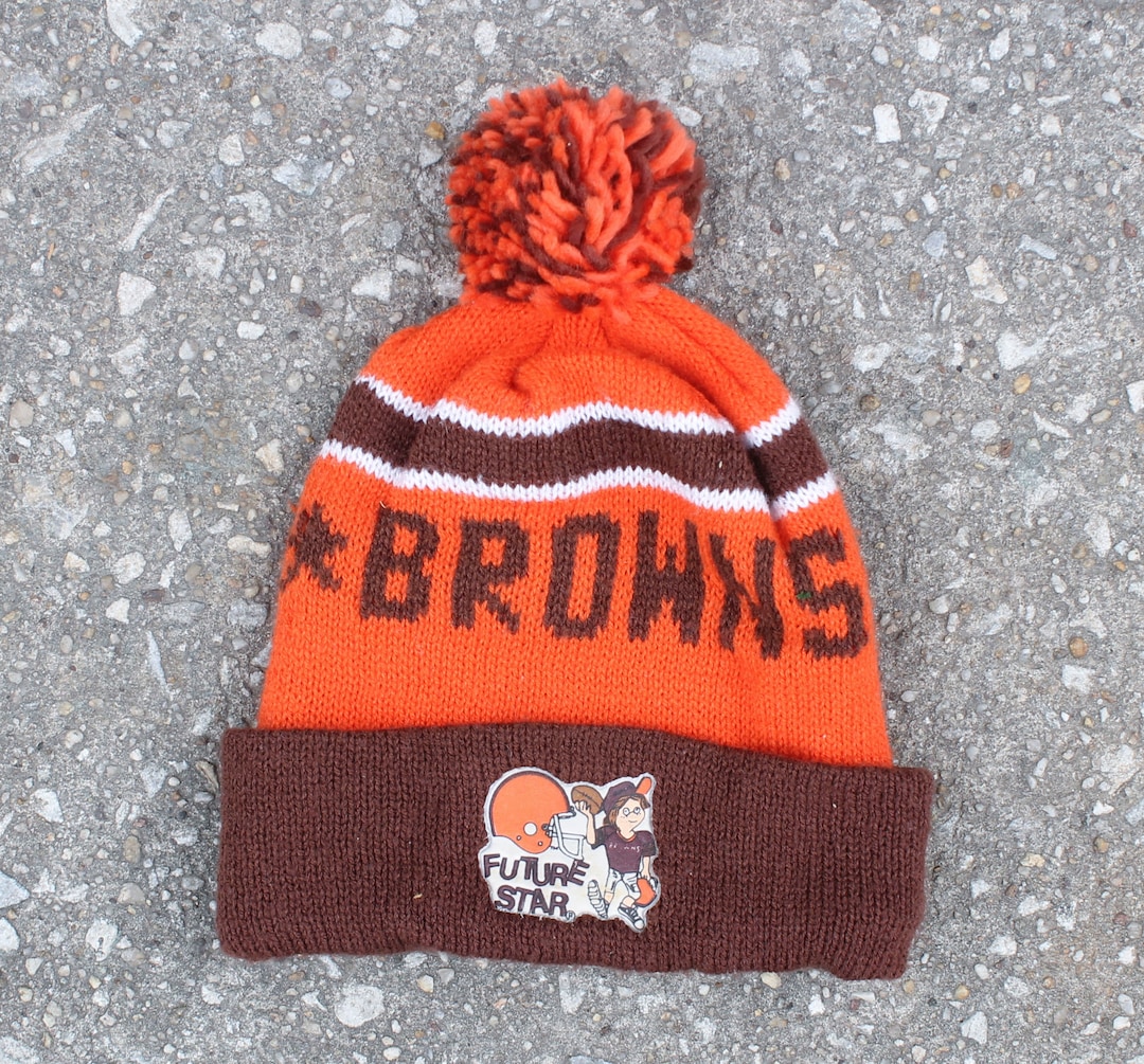 Vintage 80s Cleveland Browns Future Star NFL Football Ohio Pom Cuff ...