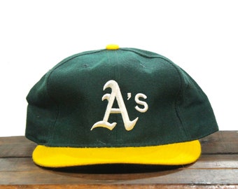 Vintage Oakland A's Athletics New Era Fitted Hat Cap Size - Etsy