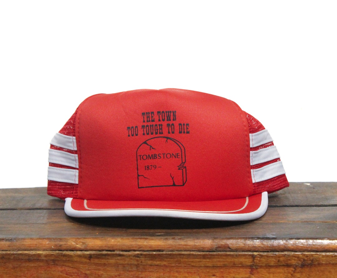 Vintage Trucker Hat Snapback Baseball Cap the Town Too Tough to Die ...