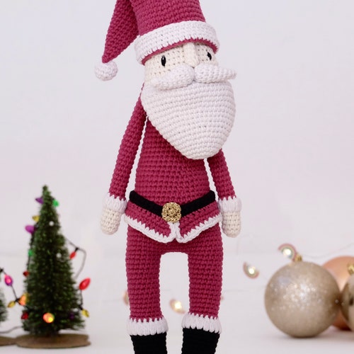 Crochet Mini Santa Claus Amigurumi Pattern Santa Claus - Etsy