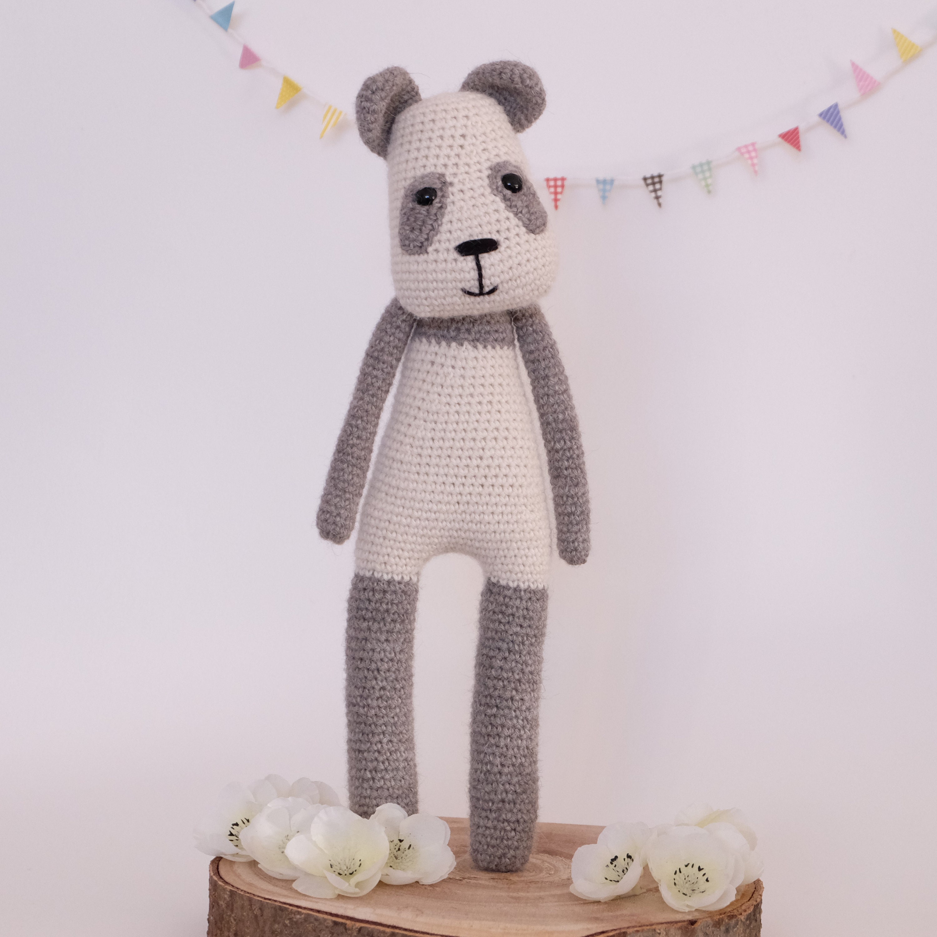 Crochet Amigurumi Panda PATTERN ONLY Pdf Instant Download Stuffed ...
