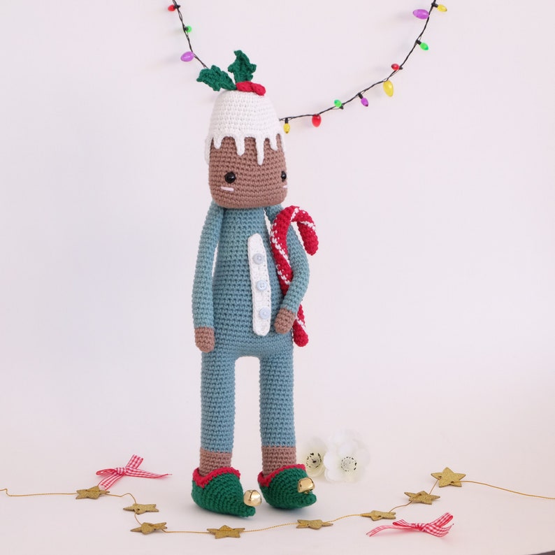 Amigurumi PATTERN Crochet Christmas Pudding Percy Toy Stuffed - Etsy UK