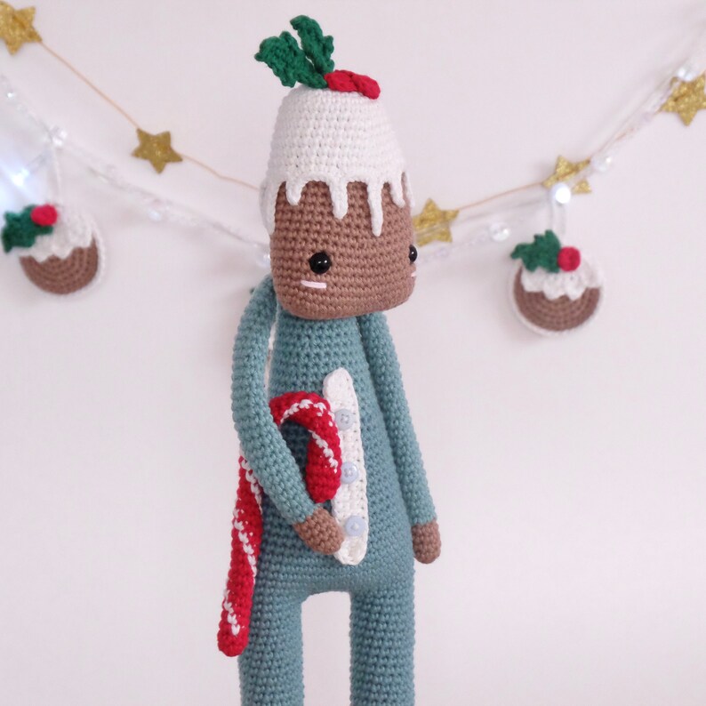 Amigurumi PATTERN Crochet Christmas Pudding Percy Toy Stuffed - Etsy UK