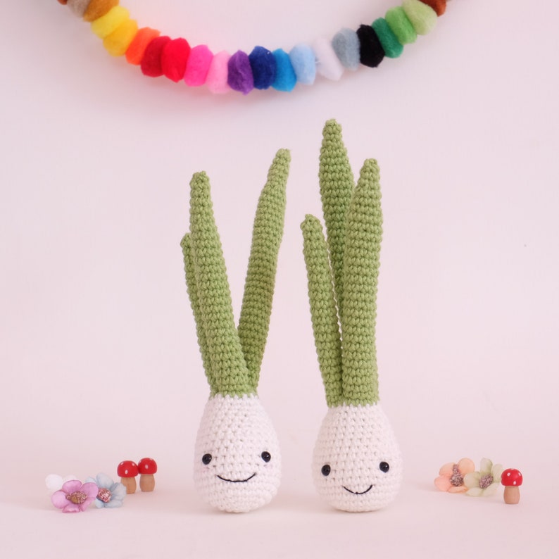 Crochet PATTERN Amigurumi Spring Onion - Etsy