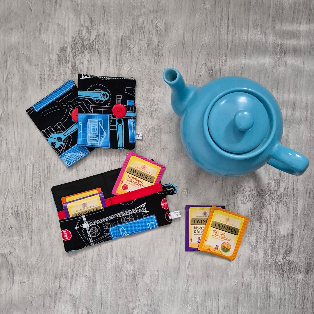 Mechanic Tea Bag Holder Black Herbal Tea Pouch Tea Drinker Gift ...