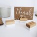 Painted Wood Photo Stands - Place Card Holder - Wood Print Photo Stands ...