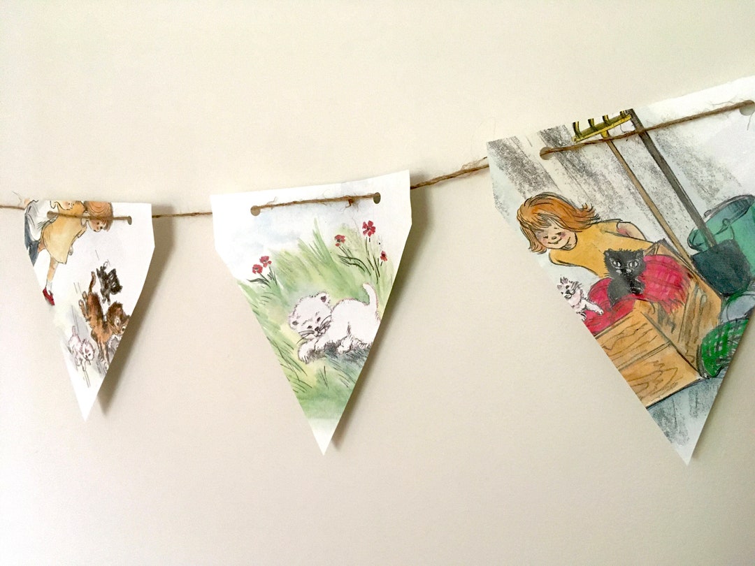 Handmade Garland 3.5m Upcycled Bunting - Etsy.de