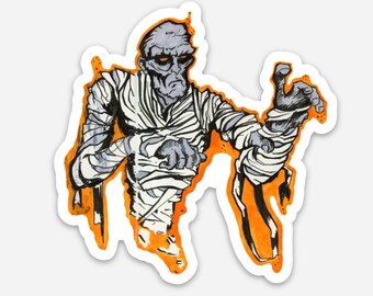 The Mummy Sticker Set - Etsy
