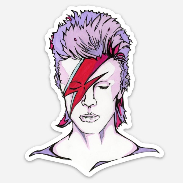 David Bowie Sticker - Etsy