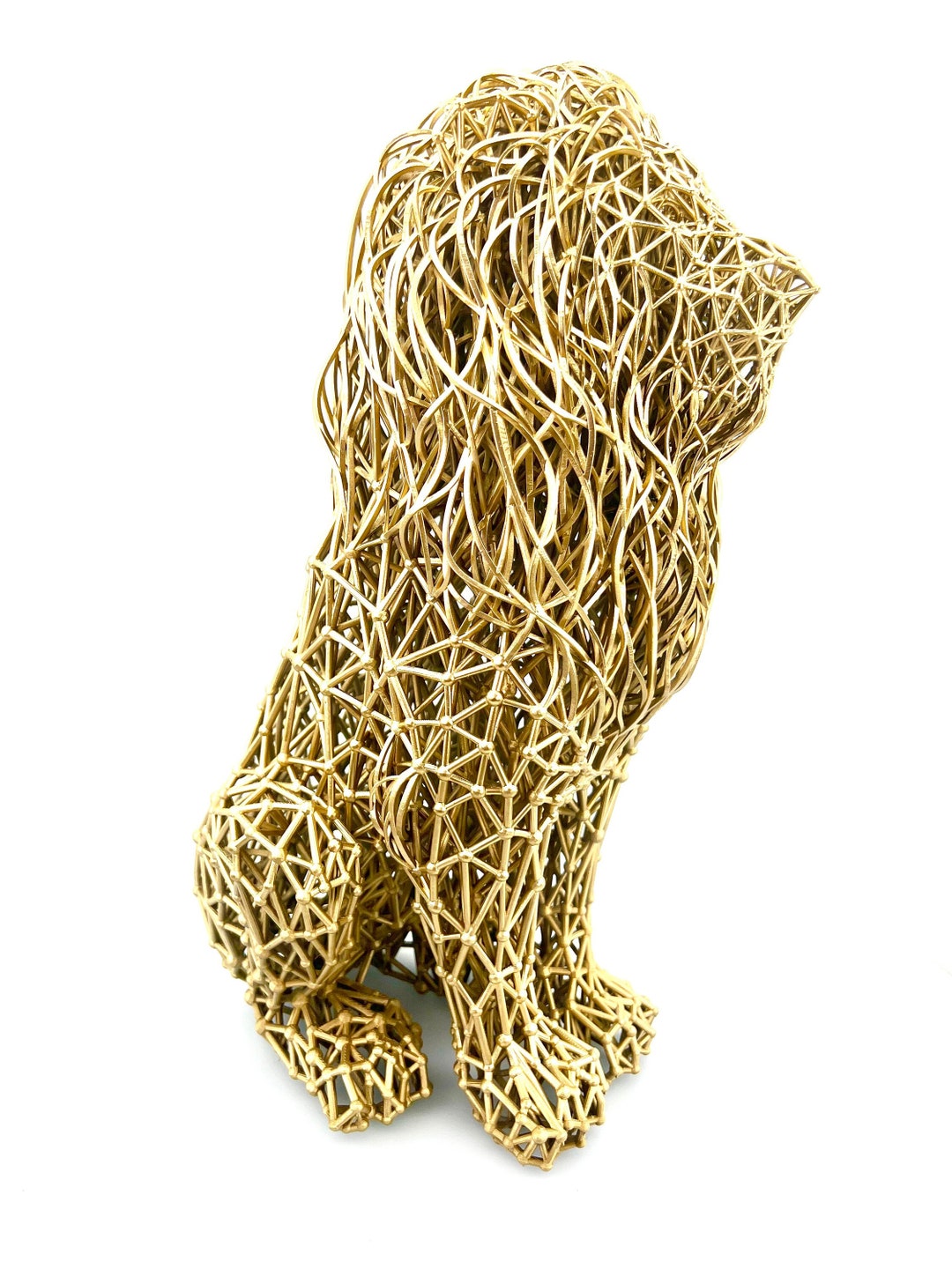 Standing Lion Sculpture 3D Printable STL File for Download SLA LCD ...