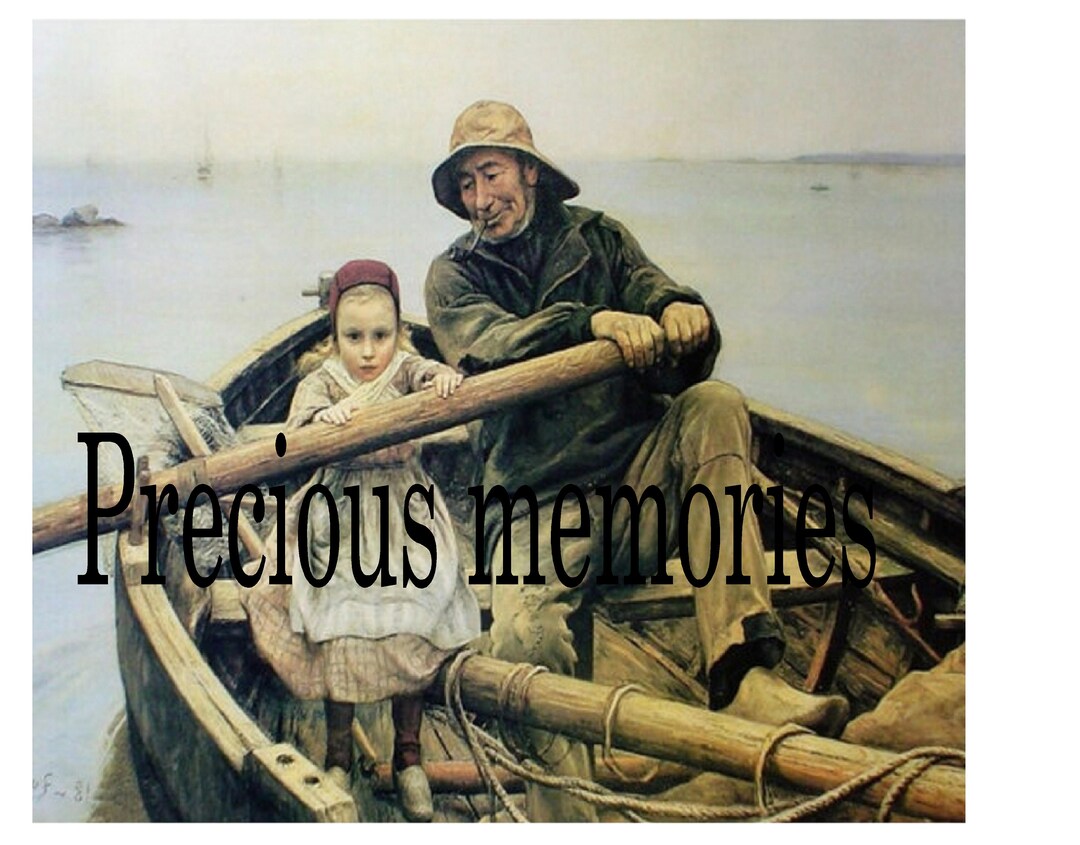 Helping Hand, 1881, Emile Renouf, Fisherman, Boating, Old Fisherman ...